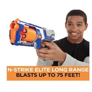 Nerf | Toys | New Nerf Strike Elite Strongarm Toy Gun Blaster Rotating ...